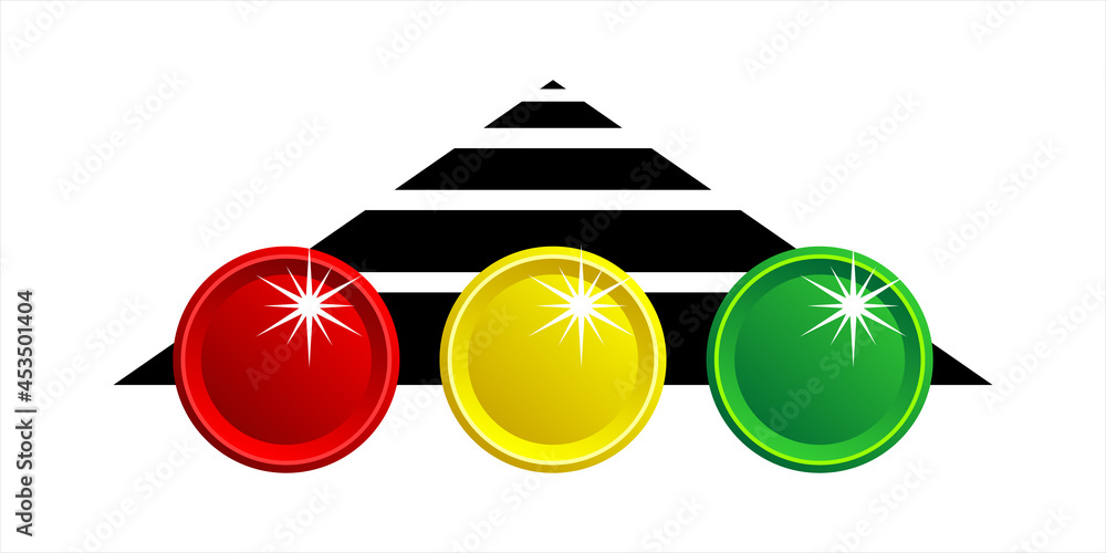 clipart icon symbol traffic light and zebra cross, simple, beautiful ...