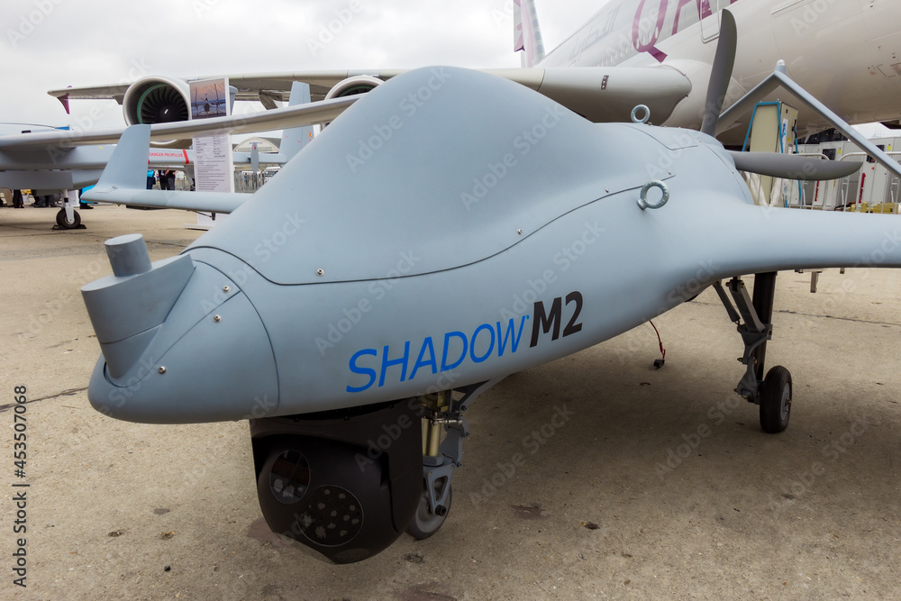 Textron Shadow M2 UAV drone with Airbus modifications at the 51st ...