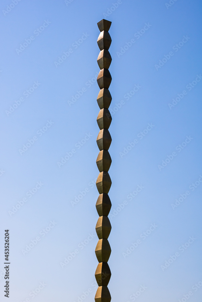 The Endless Column (Column of Infinite or Coloana Infinitului) made by ...
