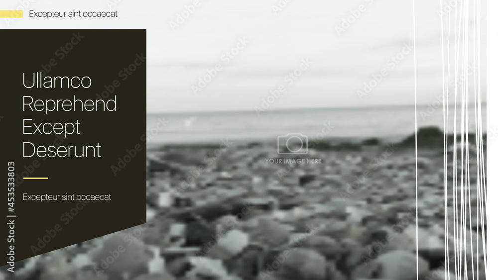 Vector slides for presentation. This You can be used for annual report ...