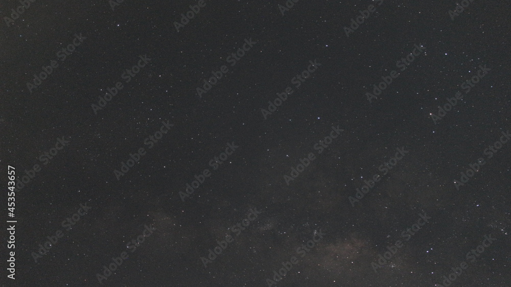 A picture of a night sky in the south pole with the marvelous mily way ...