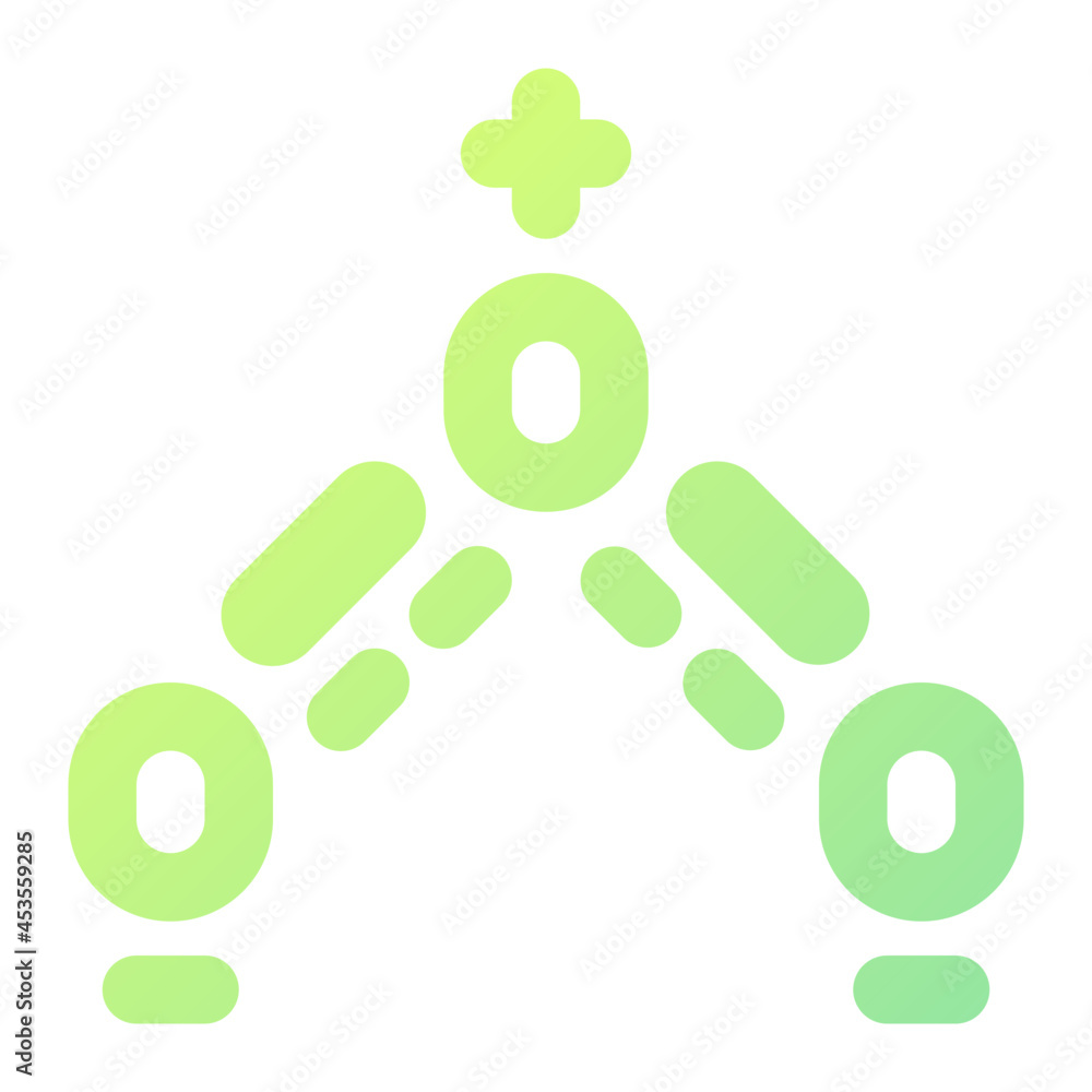 Ozone Structure Icon Illustration Stock Vector | Adobe Stock