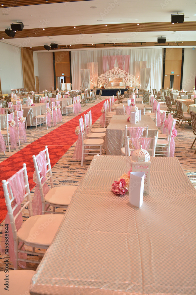 luxury wedding rom banquet sit down muslim buffet party catering with ...