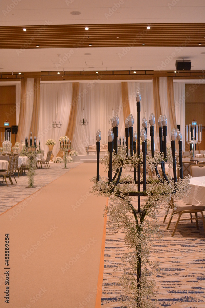 luxury wedding rom banquet sit down muslim buffet party catering with ...