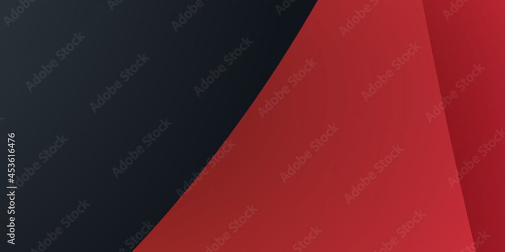 Simple modern black red abstract background Stock Vector | Adobe Stock