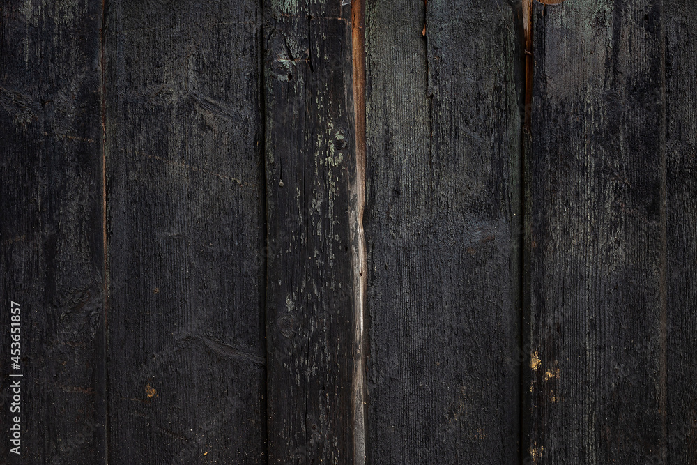 The old black wood texture with natural patterns Stock Photo | Adobe Stock