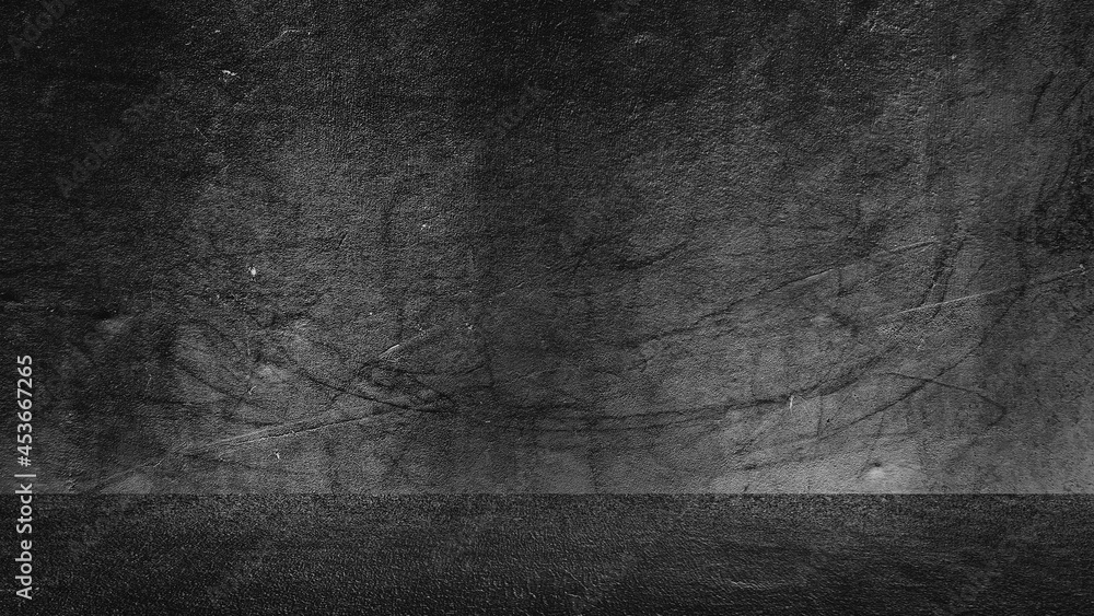 Old black background. Grunge texture. Dark wallpaper. Blackboard ...