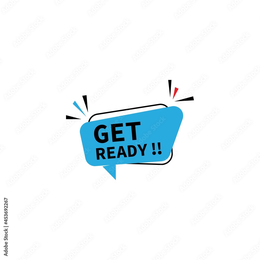 Get ready icon design template vector Stock Vector | Adobe Stock