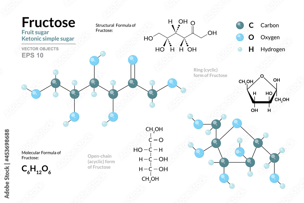 Fructose. Fruit Sugar. Ketonic Simple Sugar. Monosaccharide. Cyclic and ... Fructose. Fruit Sugar. Ketonic Simple Sugar. Monosaccharide. Cyclic and ...