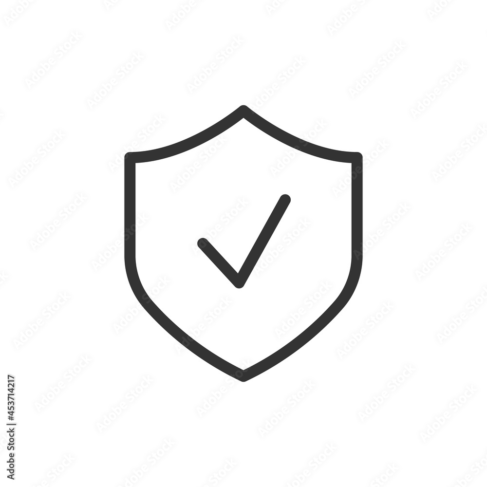 Outline design of defense icon. Stock Vector | Adobe Stock
