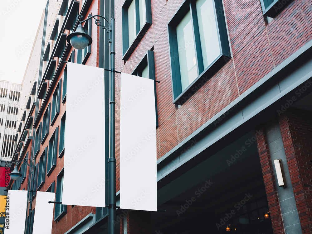 Sign Stand Black metal board Modern Signage board isolated Stock Photo ...