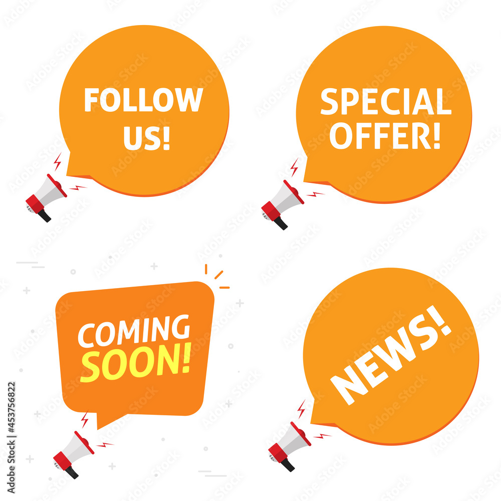 Special offer and coming soon, follow us and news announcement ...