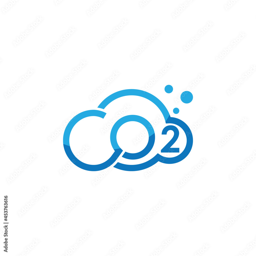 Co2 Carbon dioxide Stock Vector | Adobe Stock