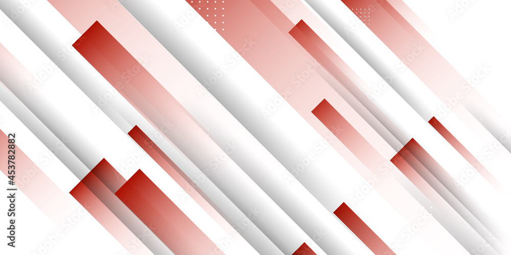 Simple red and white abstract stripe business presentation background ...