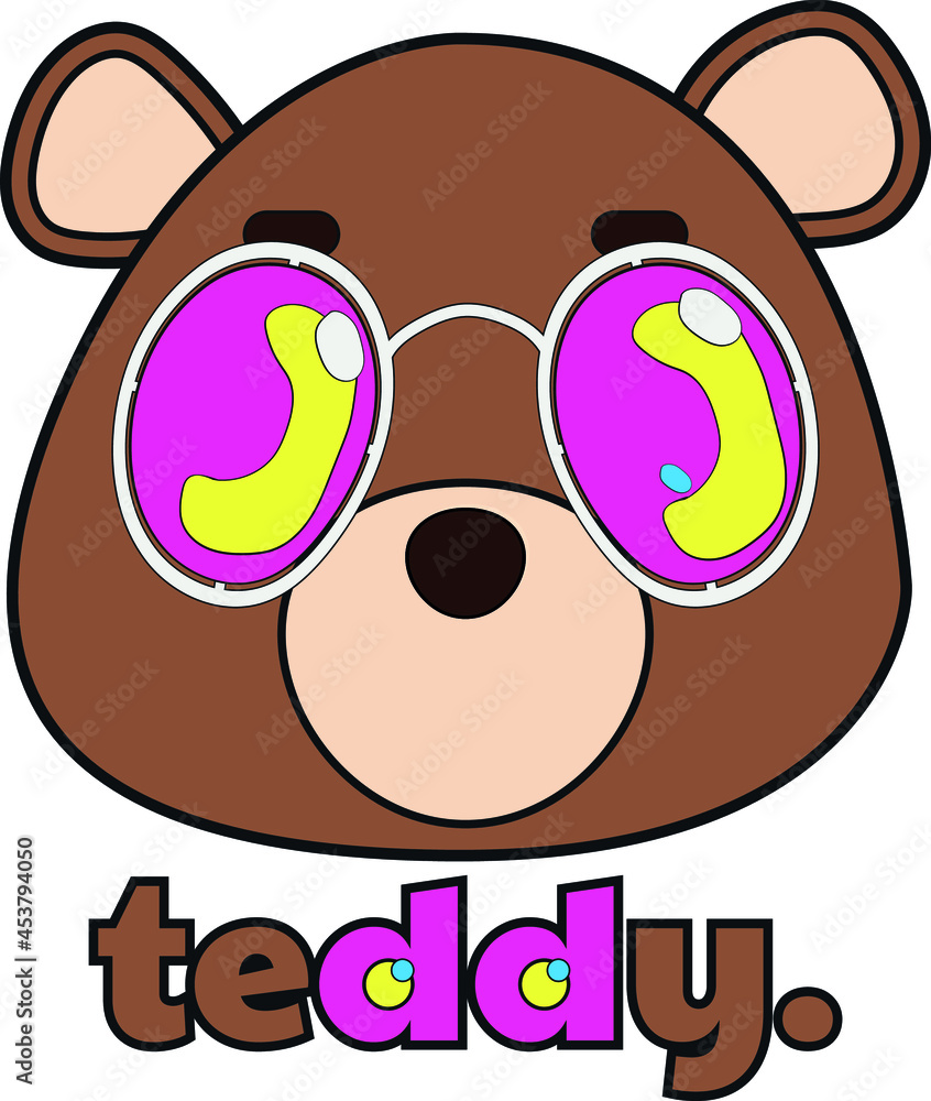 Teedy Logo mascot Stock Vector | Adobe Stock