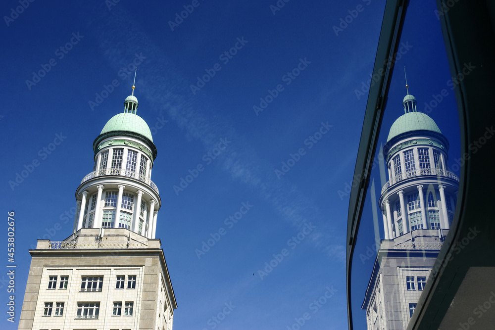 Turmbauten am Frankfurter Tor in Berlin Friedrichshain,Sozialistischer ...