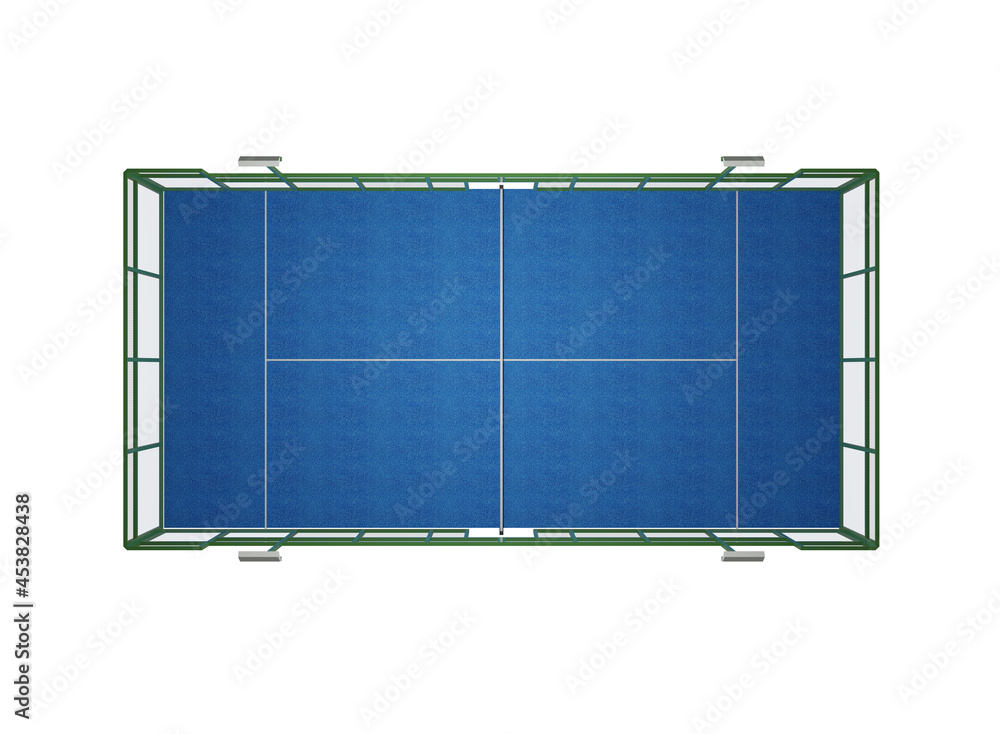 Padel playground top view Stock Photo | Adobe Stock