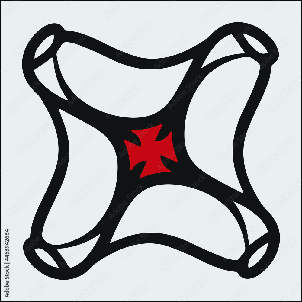 Amazing swastika symbol logo concept, editable vector file for your ...
