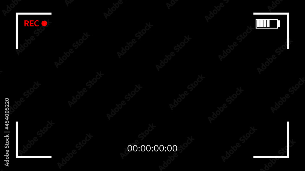 Square Frame Easy simple to use footage alpha of video recording camera ...