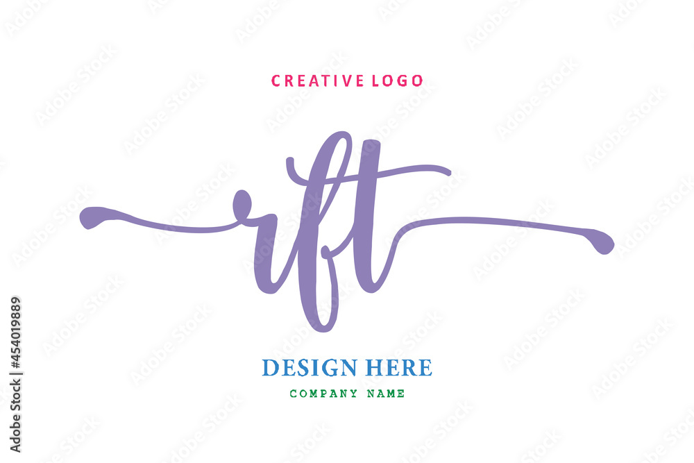 RFT lettering logo is simple, easy to understand and authoritative ...