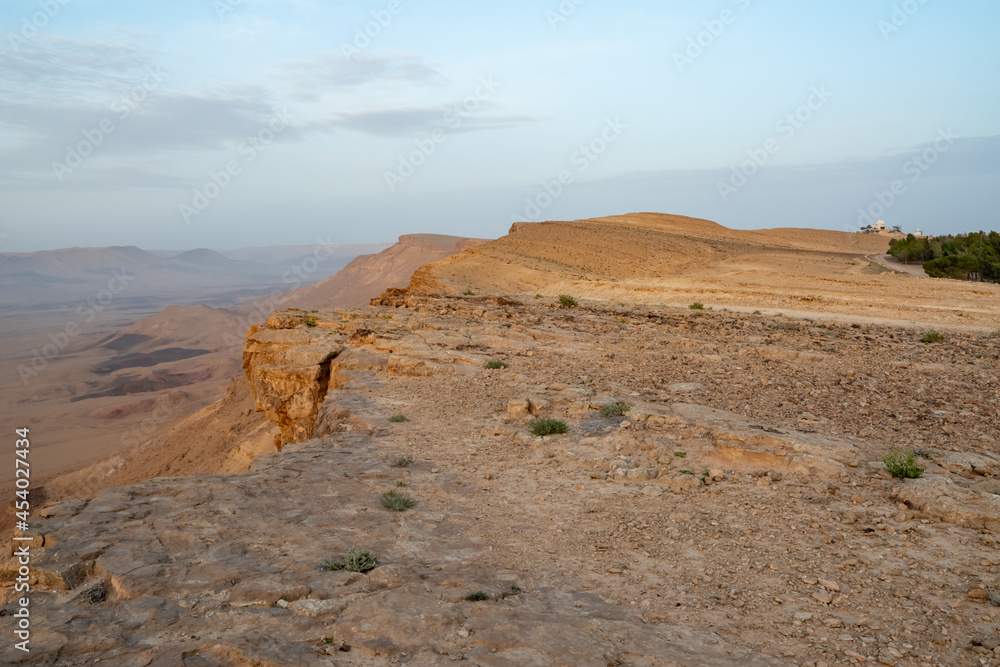 Makhtesh (crater) Ramon, is a geological landform of a large erosion ...