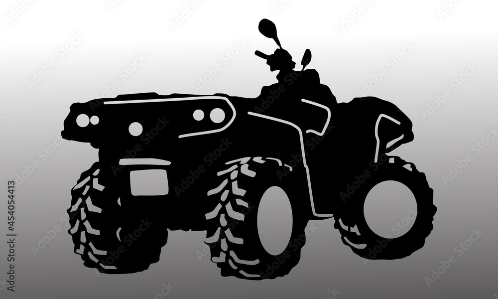 ATV SVG File, Quad SVG, Off Road svg, Razor svg-Cutting Template-Vector ...
