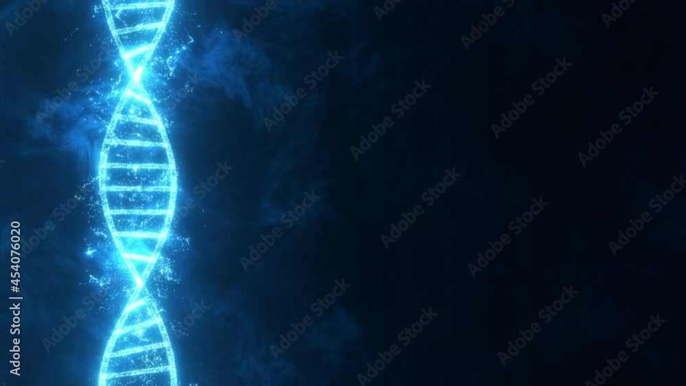 DNA transmission glowing rotating. Molecule helix Science and medicine ...