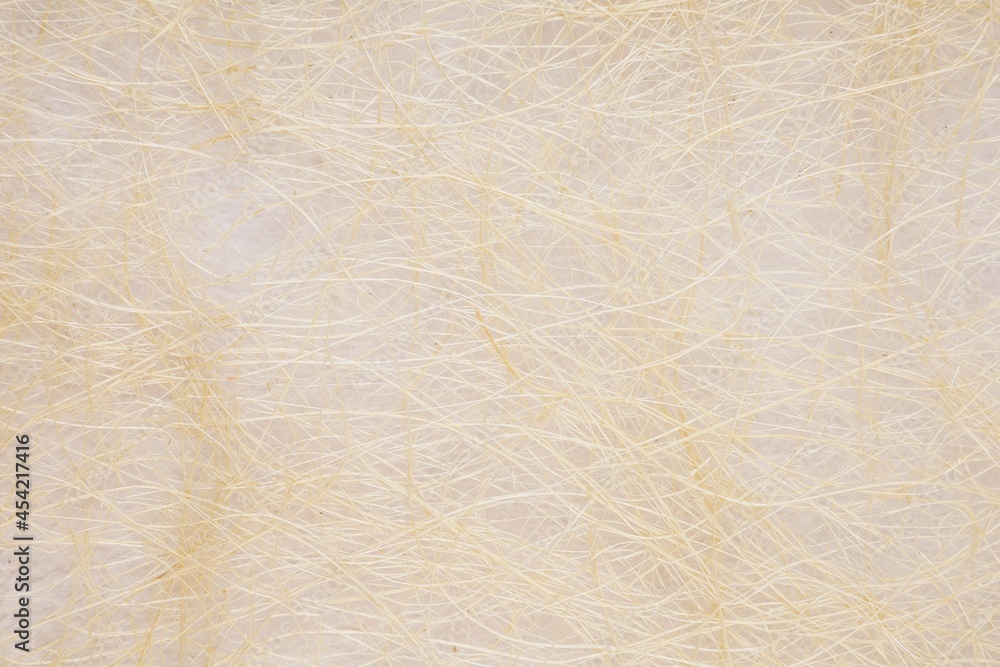Coconut fiber paper background texture, dyed yellow. Stock Photo ...