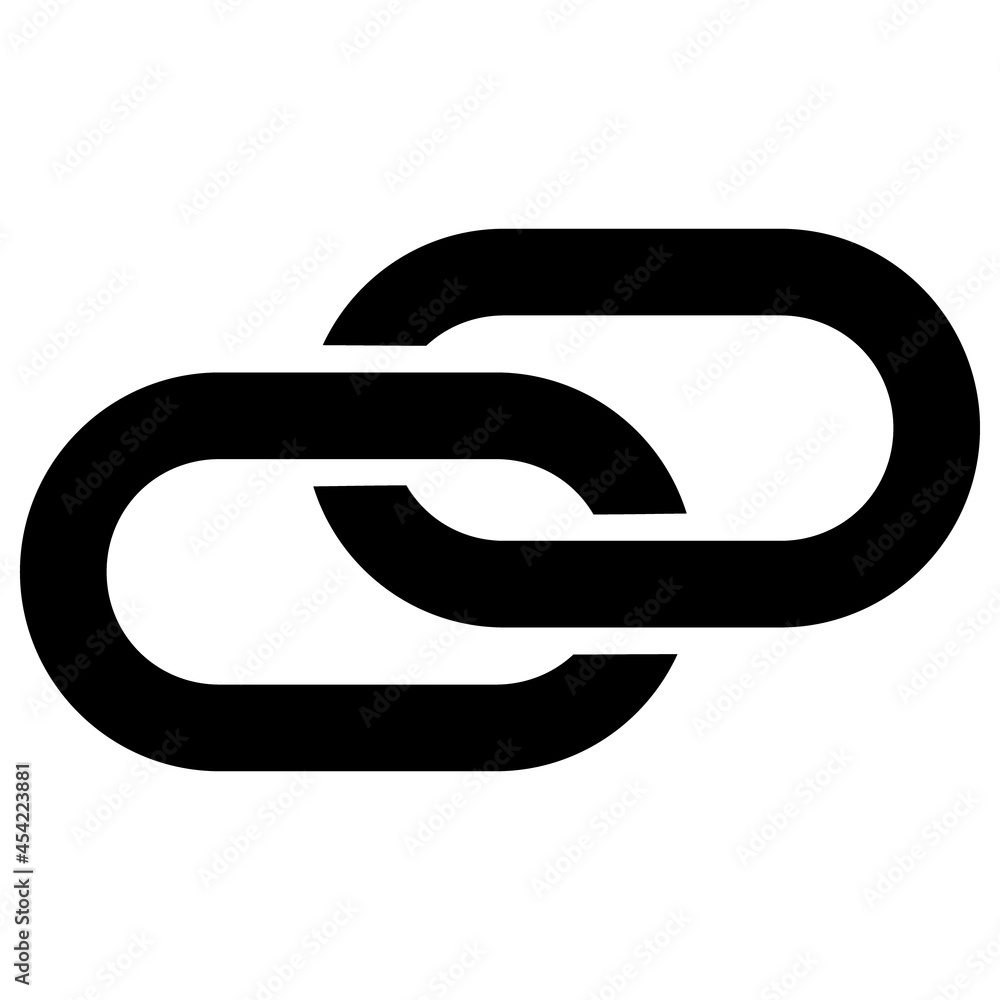 Linkage icon with flat style. Isolated vector linkage icon image ...