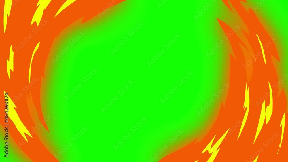 Cartoon 4k fire element.Fire Explosion 2d Animation.2d FX FIRE Elements ...