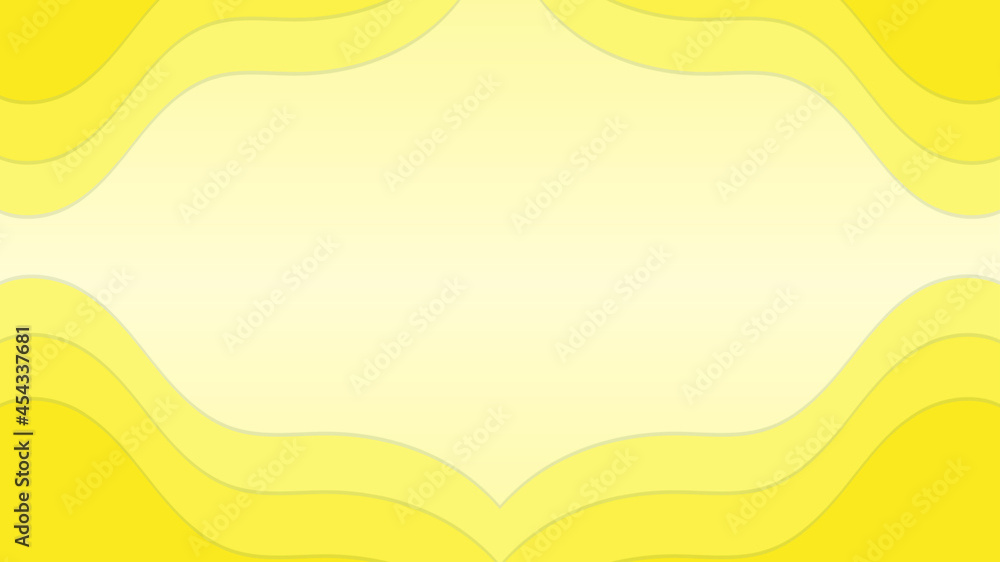 Yellow papercut abstract background with gradient paper cut backgrounds ...