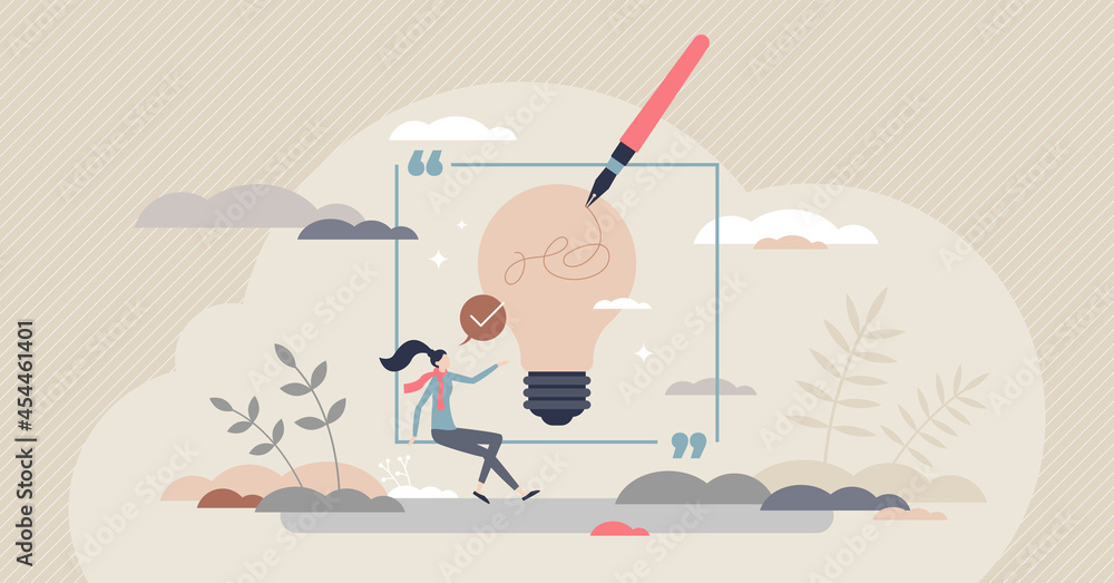 Writing inspiration and creative content imagination tiny person ...