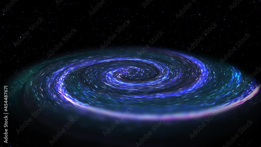 Radial galaxy loop animation with starfield background Stock Video ...