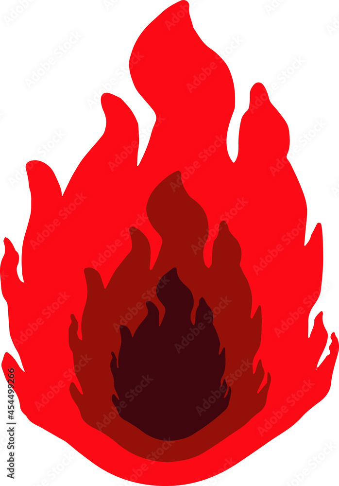 dark red flame effect illustration Stock Vector | Adobe Stock