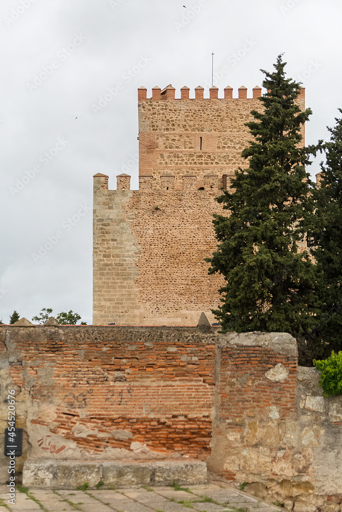 View at the Enrique II Castle tower, Parador de Ciudad Rodrigo ...