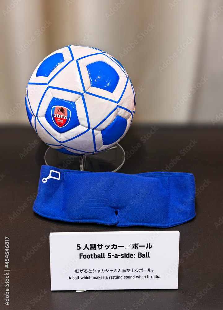 tokyo, japan - august 30 2021: JBFA Soccer ball specially made for ...