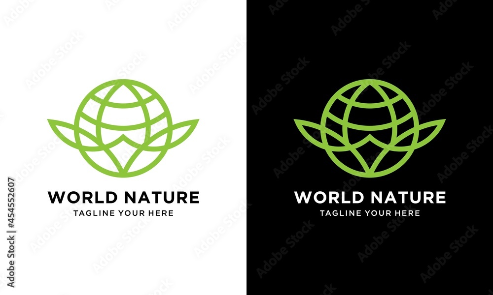 World environment icons Logo Concepts. World Ecology vector for web ...