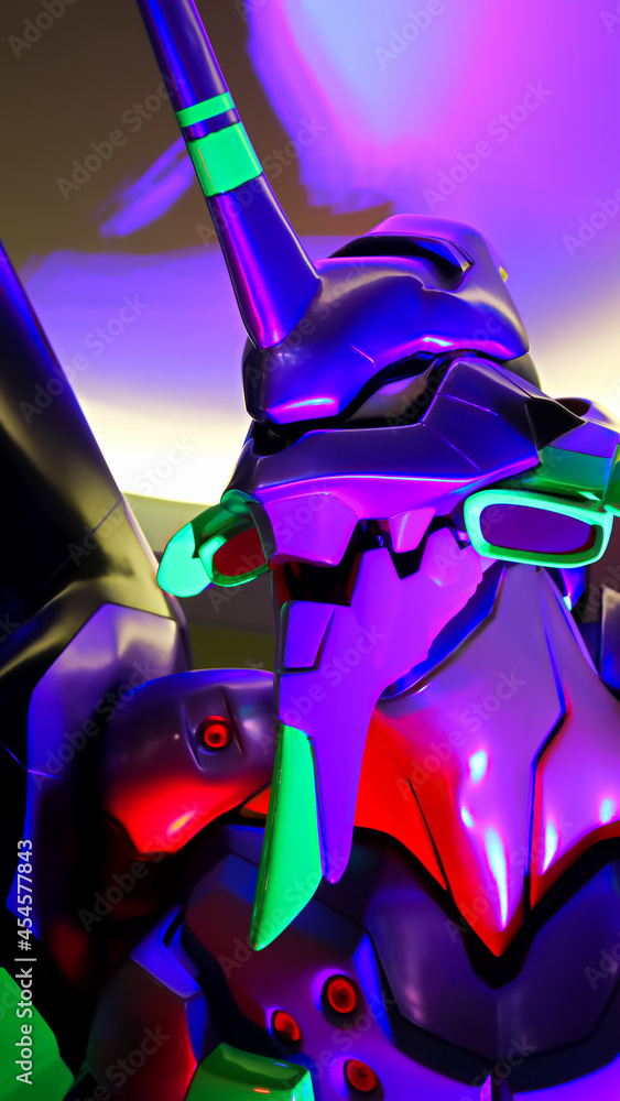 Hakata, Fukuoka,JAPAN - Sep 10 2019 : Evangelion EVA-01 The First ...