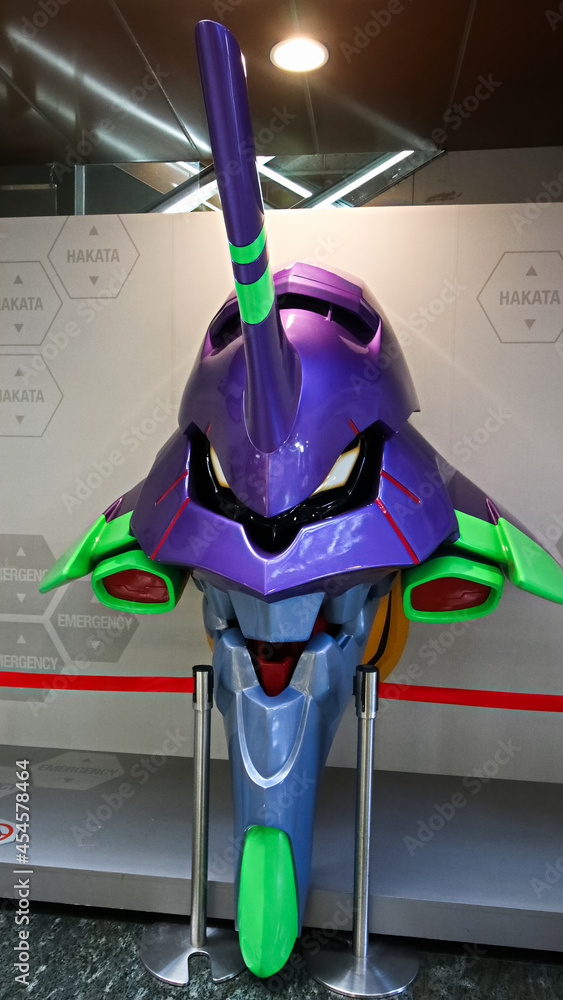 Hakata, Fukuoka/JAPAN - Sep 10 2019 : Evangelion EVA-01 The First ...