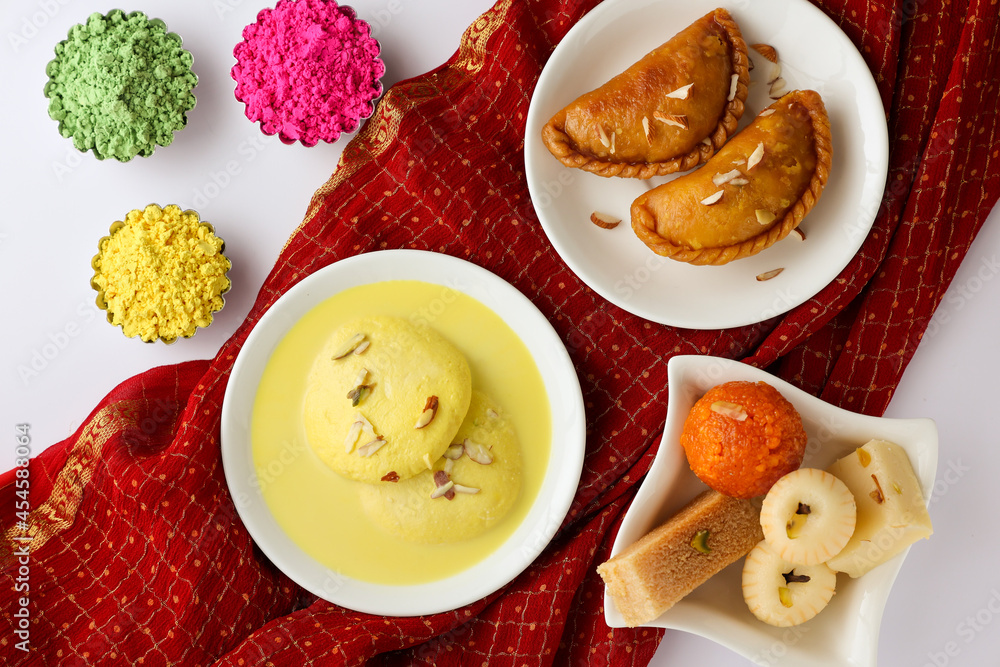 Rasmalai, Ras malai gujiya karanji Diwali sweet Indian Sweet dessert ...