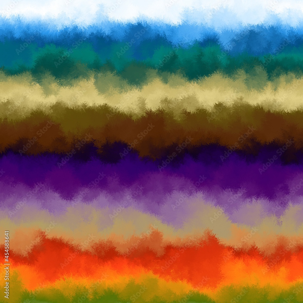 Multcoloured horizontal lnes with small distortion. Bright colours ...