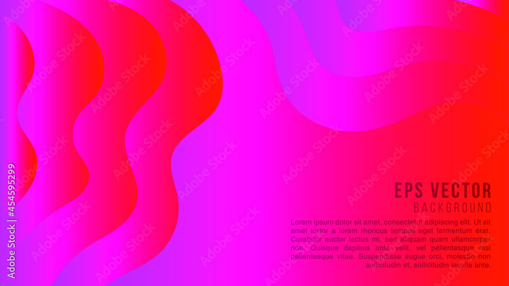 Red papercut abstract shape text background with gradient light. can ...