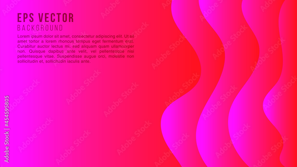 Red papercut abstract shape text background with gradient light. can ...