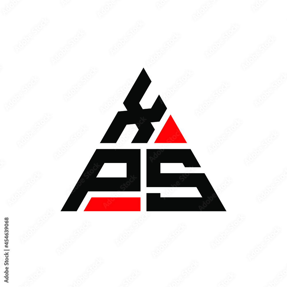 XPS triangle letter logo design with triangle shape. XPS triangle logo ...