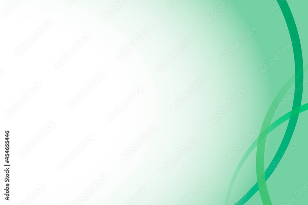 Emerald green curve frame template vector Stock Vector | Adobe Stock