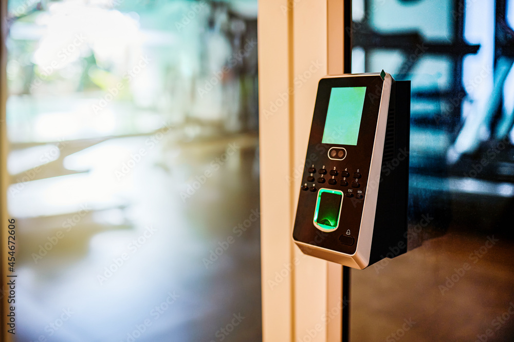 Facial recognition and fingerprints scanner machine for access door ...