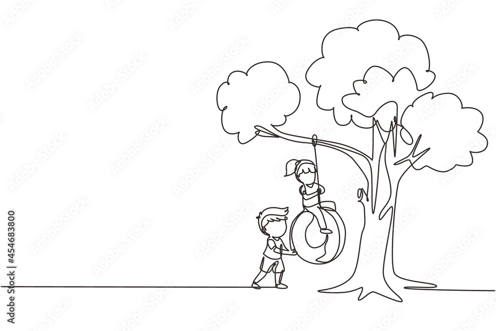 Swing Drawing For Kids