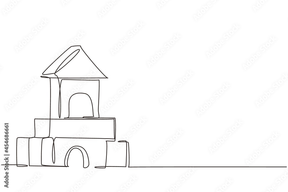 Line Drawings Of Buildings For Kids