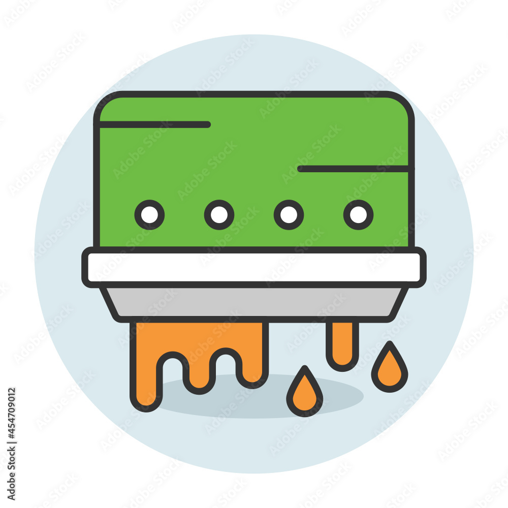 Non Stick Durable Screen Printing Ink Spatulas Scraper Concept, Round ...