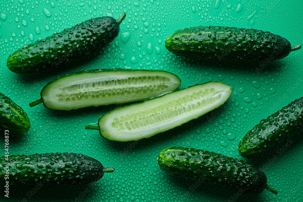 Sliced Cucumbers Wallpaper